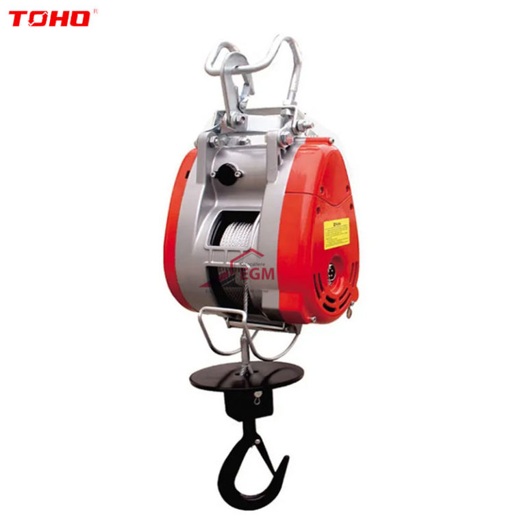 MINI TREUIL ELECTRIQUE DU 500KG SUSPENDU A CABLE 220V TOHO | EGM