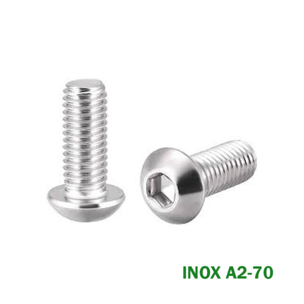 VIS TETE CHC BOMBE EN INOX A2-70 "304" DIN 7380 ( PACK DE 100 PCS ) | EGM